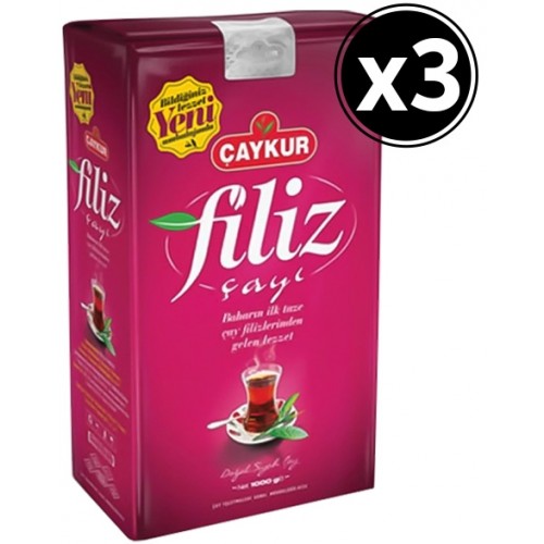 Çaykur Filiz Çay 1000 gr x 3 Adet Fiyatı - Happy.com.tr