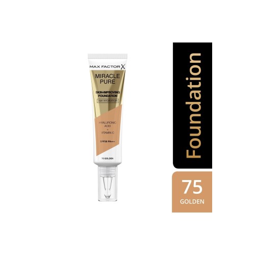 Max Factor Miracle Pure Foundation Golden No:75 Fiyatı - Happy.com.tr