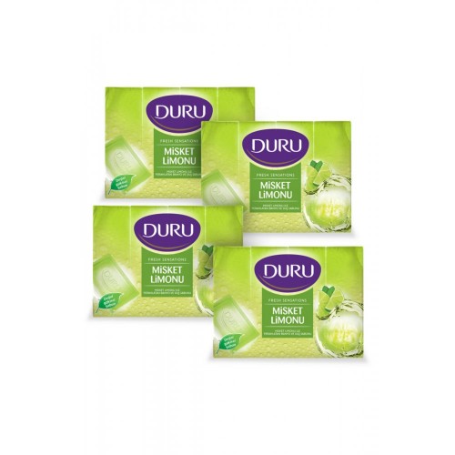 Duru Fresh Sensations Misket Limonu 16 t Duş Sabunu 600 gr x 4