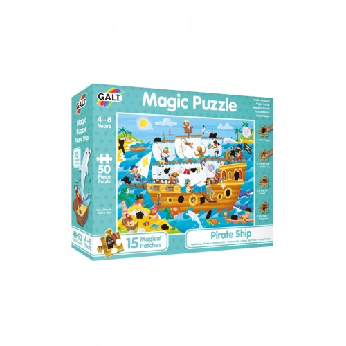 Galt Magic Puzzle Pirate Ship 50 parça 4 - 8 Yaş Fiyatı