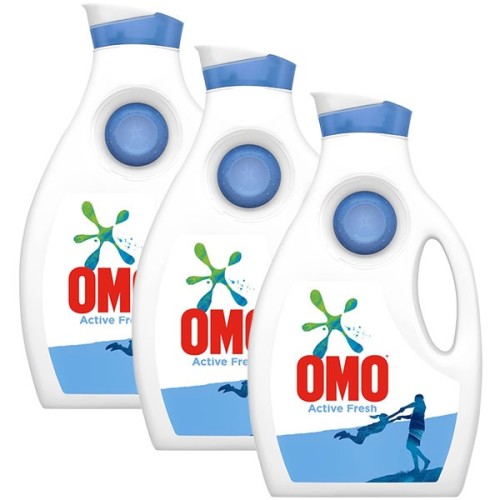 Omo Sıvı Deterjan Active Fresh 1950 ml x 3 Adet Fiyatı