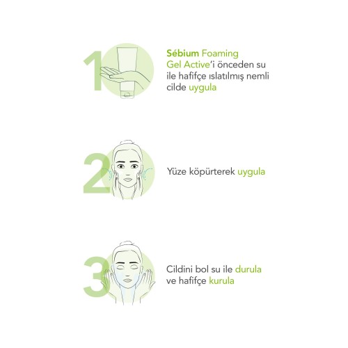 Bioderma Sebium Salisilik Asit & Glikolik Asit Temizleme Jeli 200 ml