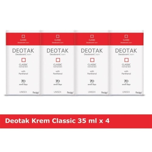 Deotak Krem Deodorant Classic 35 ml x 4 Adet Fiyatı - Happy.com.tr