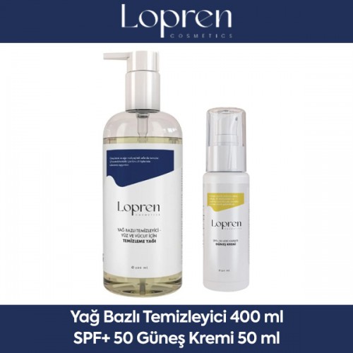 Lopren Yağ Bazlı Temizleme Yağ 400 ml & +50 Leke Karşıtı