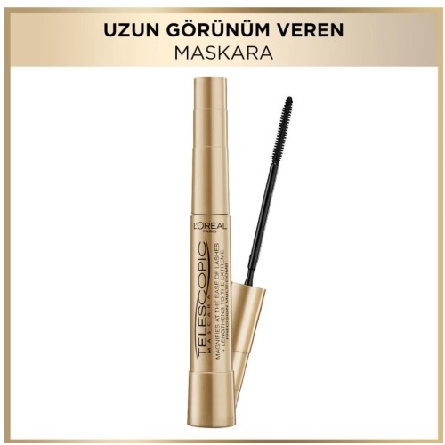 Loreal Paris Telescopic Maskara Gold Black Fiyatı - Happy.com.tr