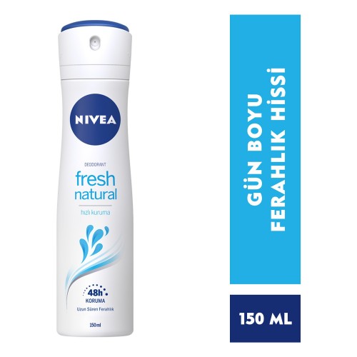 Nivea Fresh Natural Sprey Deodorant 150 ml Fiyatı - Happy.com.tr